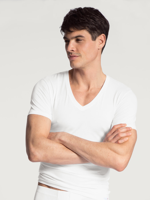 V-shirt | white | M | 14317-001-M