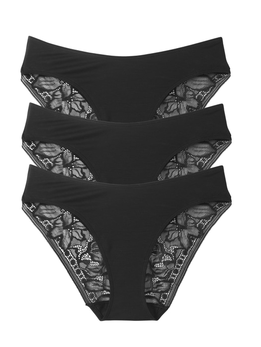 Briefs 3-pack, regular cut, Cradle to Cradle Certified® | black C2C ...